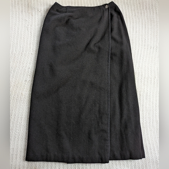 Talbots | Skirts | Vtg Talbots Skirt Wool Blend Midi Straight Pencil ...